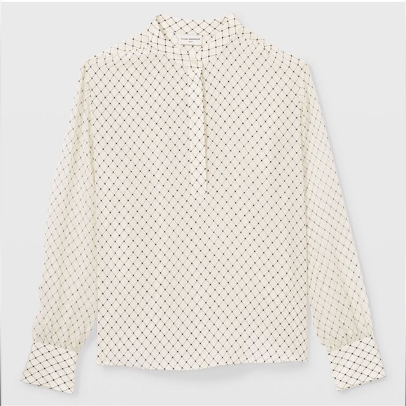 Club Monaco | Tops | Club Monaco Silk Popover Blouse | Poshmark